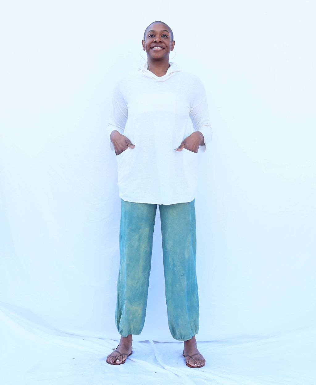 Hooded Origami Classic Tunic – Gaia Conceptions