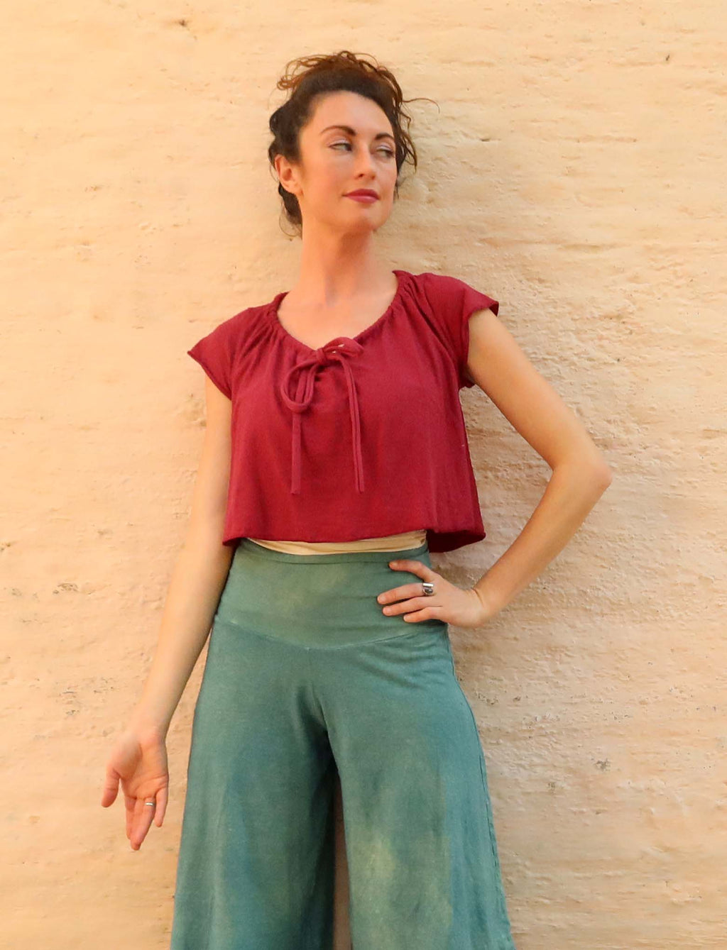 Drawstring Collar Wanderer Bralette – Gaia Conceptions