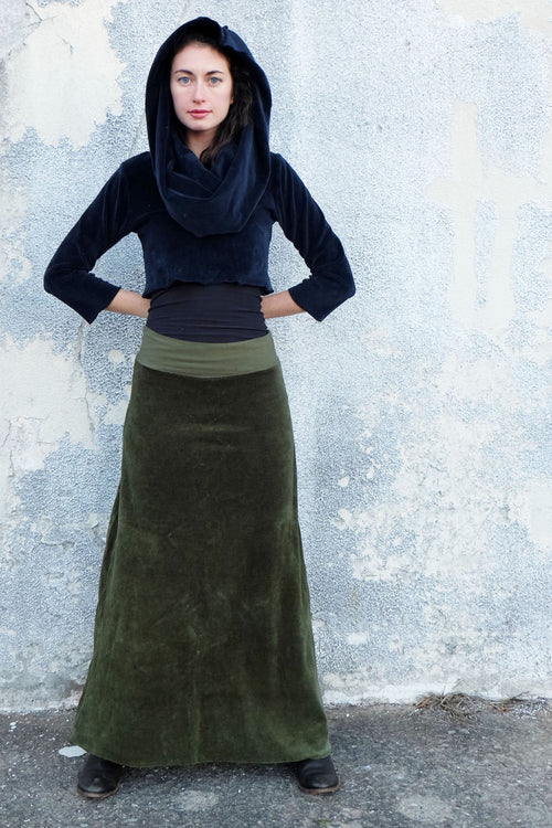 Simplicity Long VELOUR Skirt – Gaia Conceptions