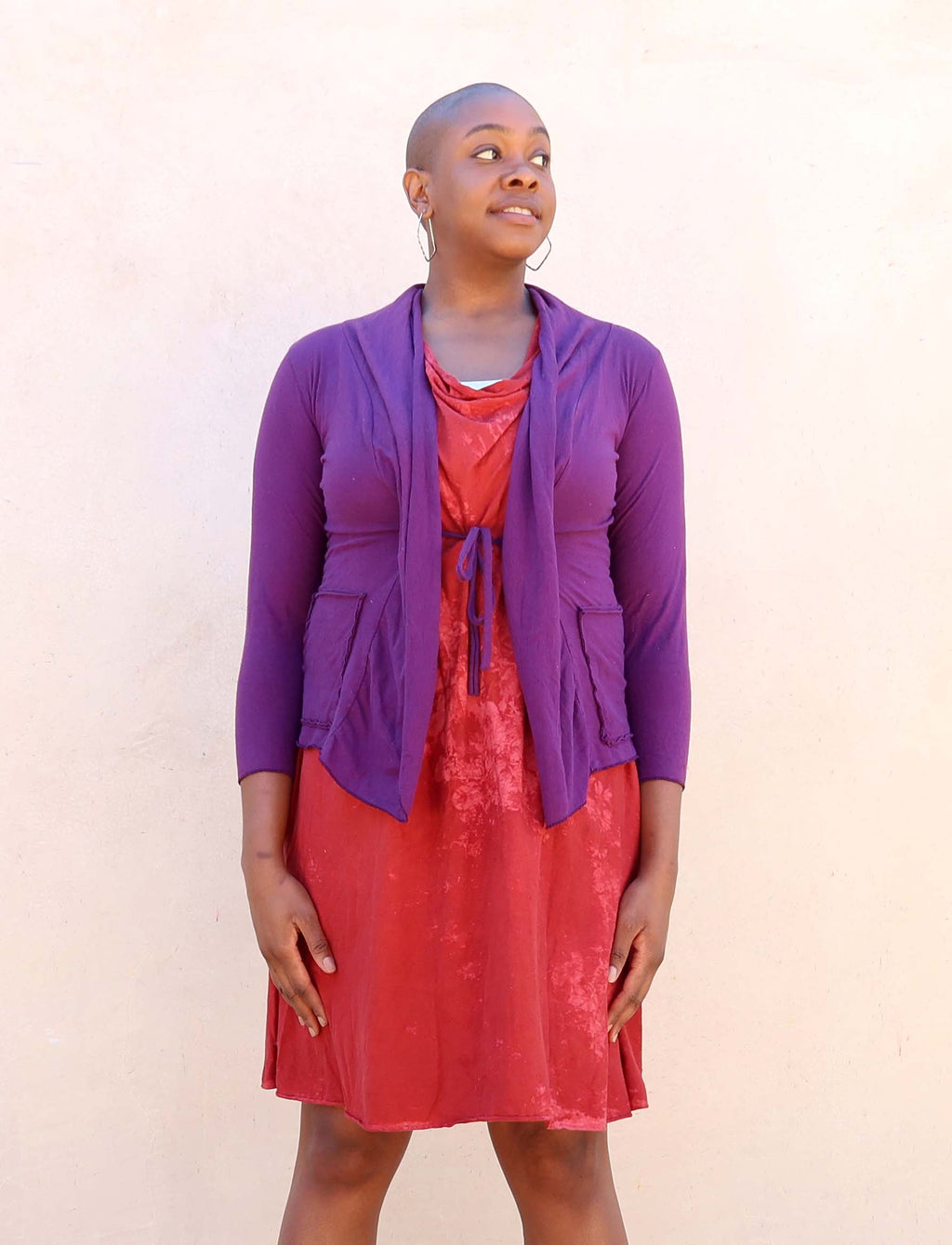 Tie-Front Simplicity Cropped Cardigan – Gaia Conceptions